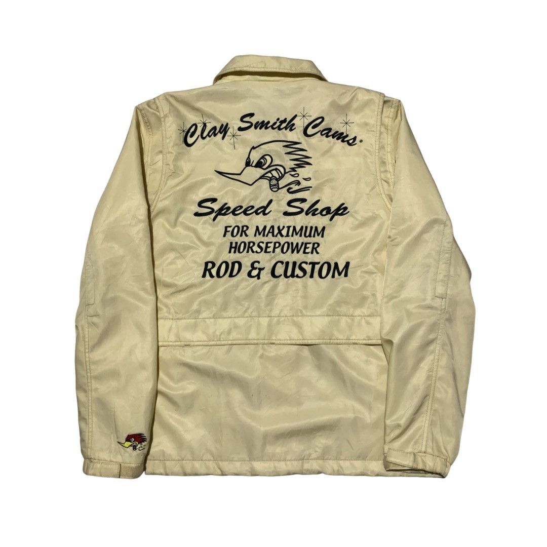 Racing × Sports Specialties × Vintage CLAYSMITH MOONEYES RACING JACKET ...