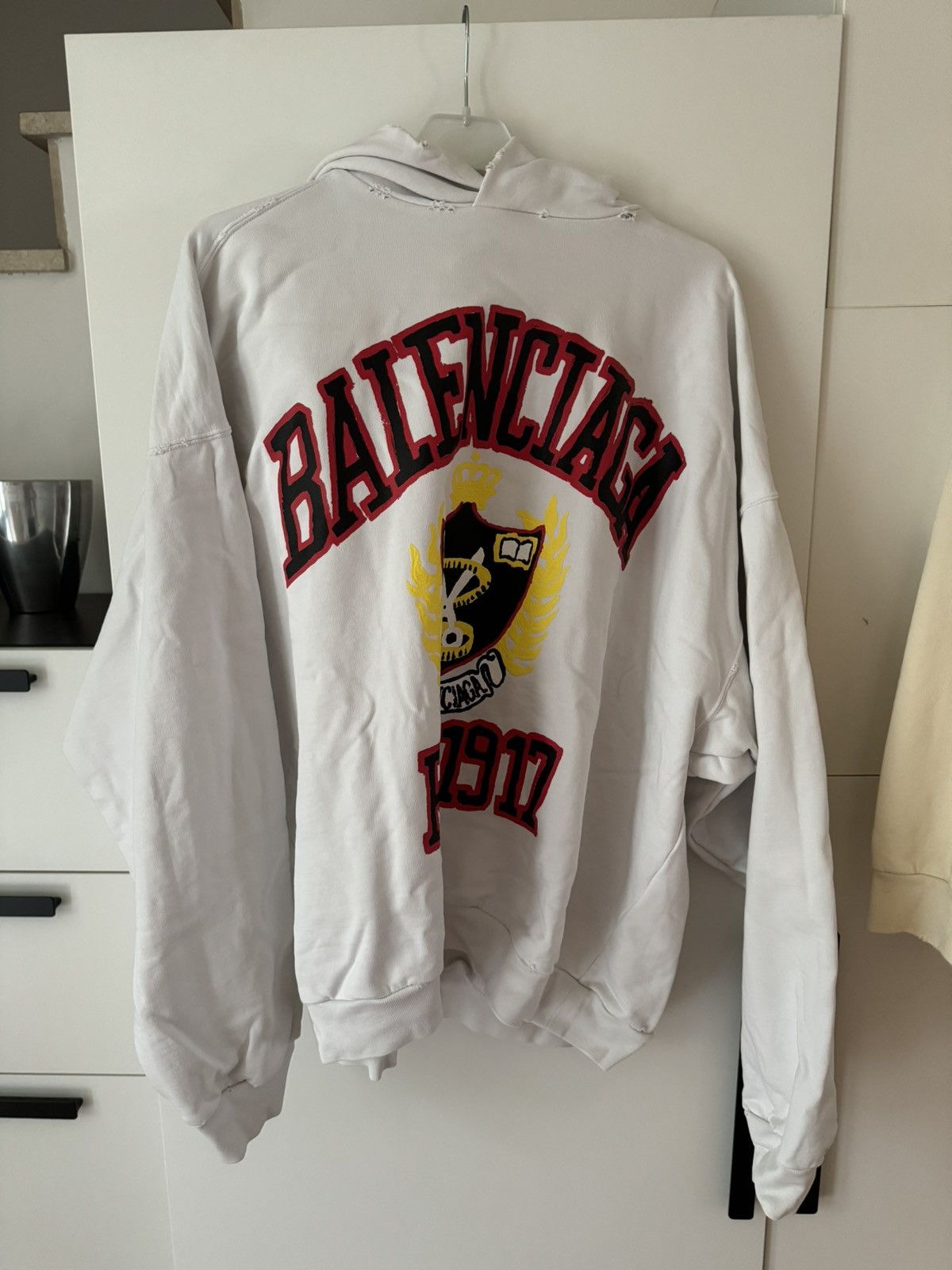 Balenciaga Balenciaga DIY college hoodie 🚨PRICE IS FIRM | Grailed