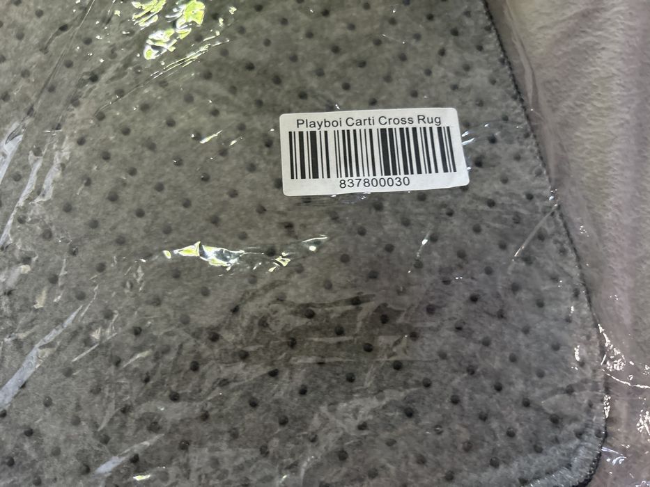Playboi Carti Playboi Carti Cross Rug *Rare* Whole Lotta Red | Grailed