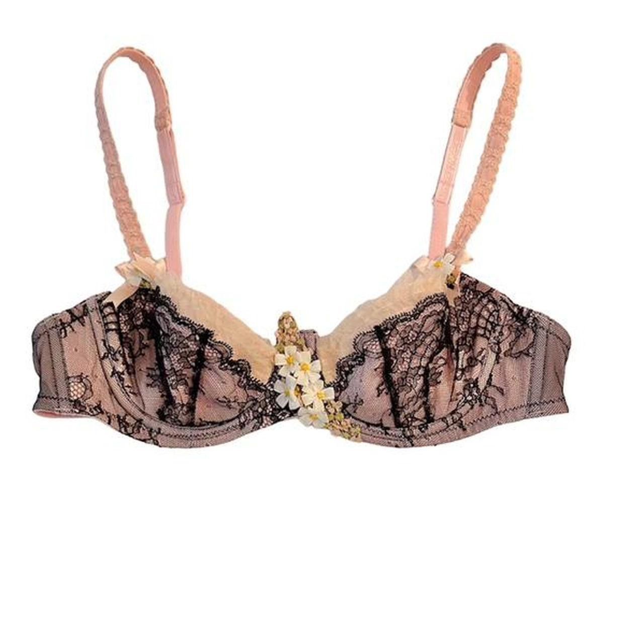Chantal Thomass rare vintage lace ruffles Chantal Thomass balconette ...