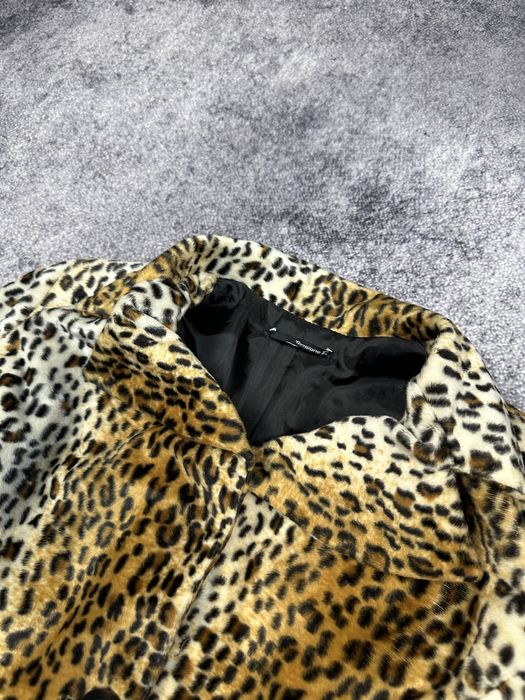 Archival Clothing Y2K Leopard Fur Jacket Rare Avant Garde Streetwear ...