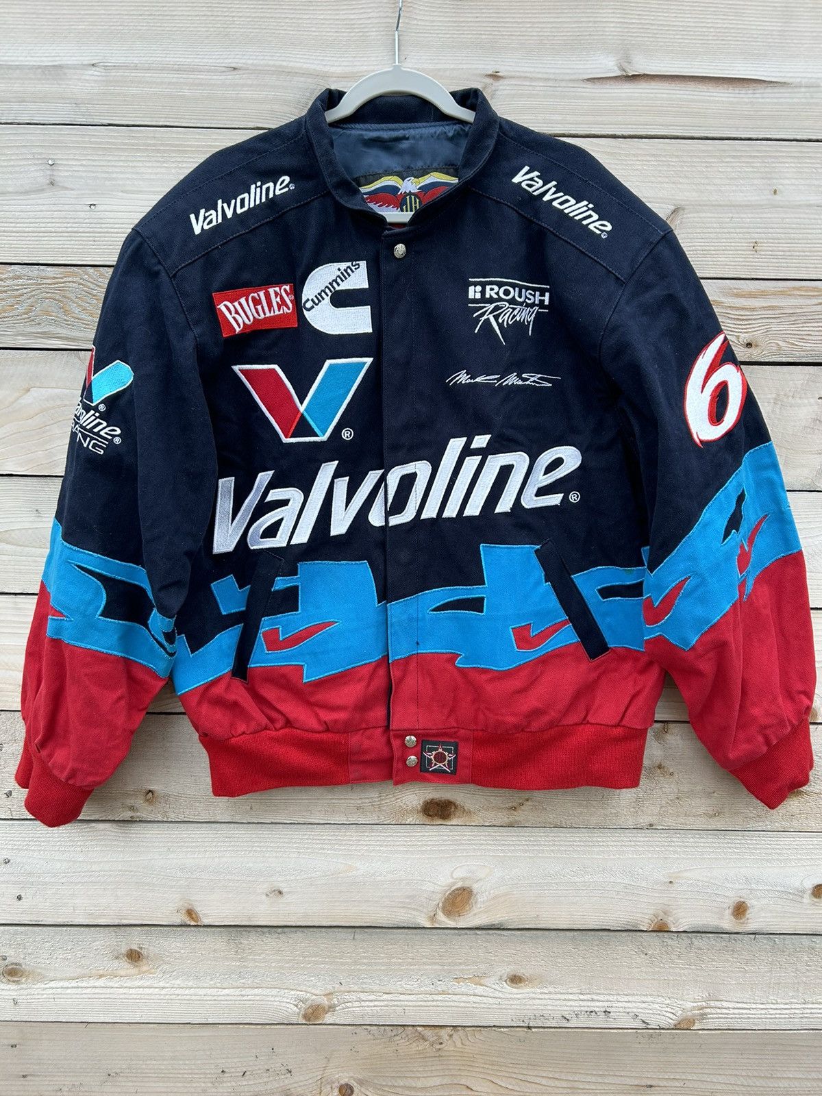 Vintage Vintage 90s Jeff Hamilton Valvoline Nascar Bomber Jacket | Grailed