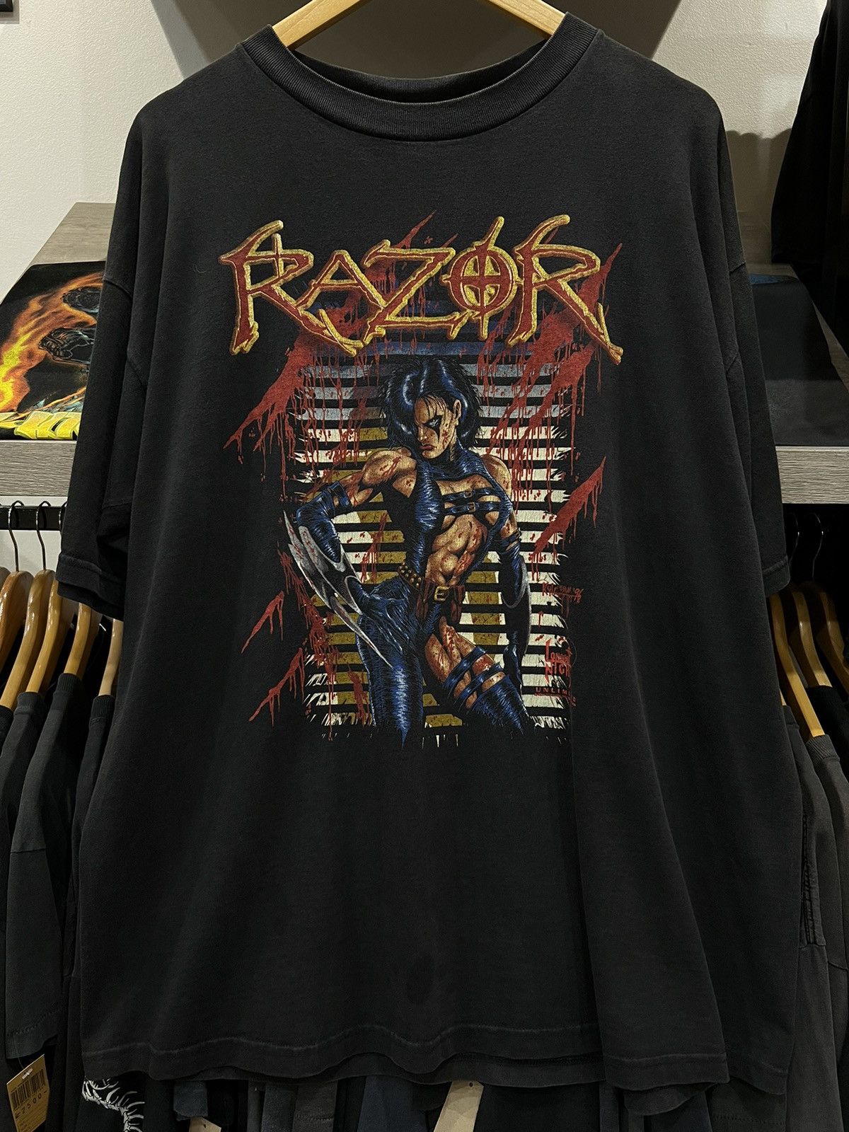 Vintage Vintage 90’s Razor London Night Comics T-Shirt | Grailed