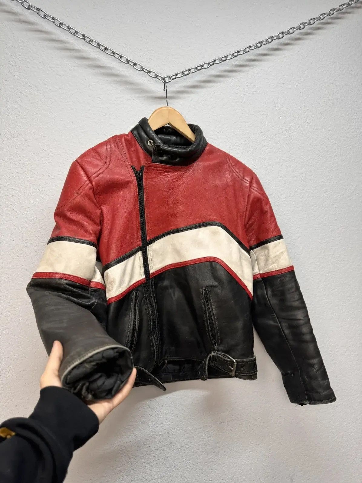 Other Avantgarde Japanese Punk Grunge Fur LEATHER Jacket opium | Grailed