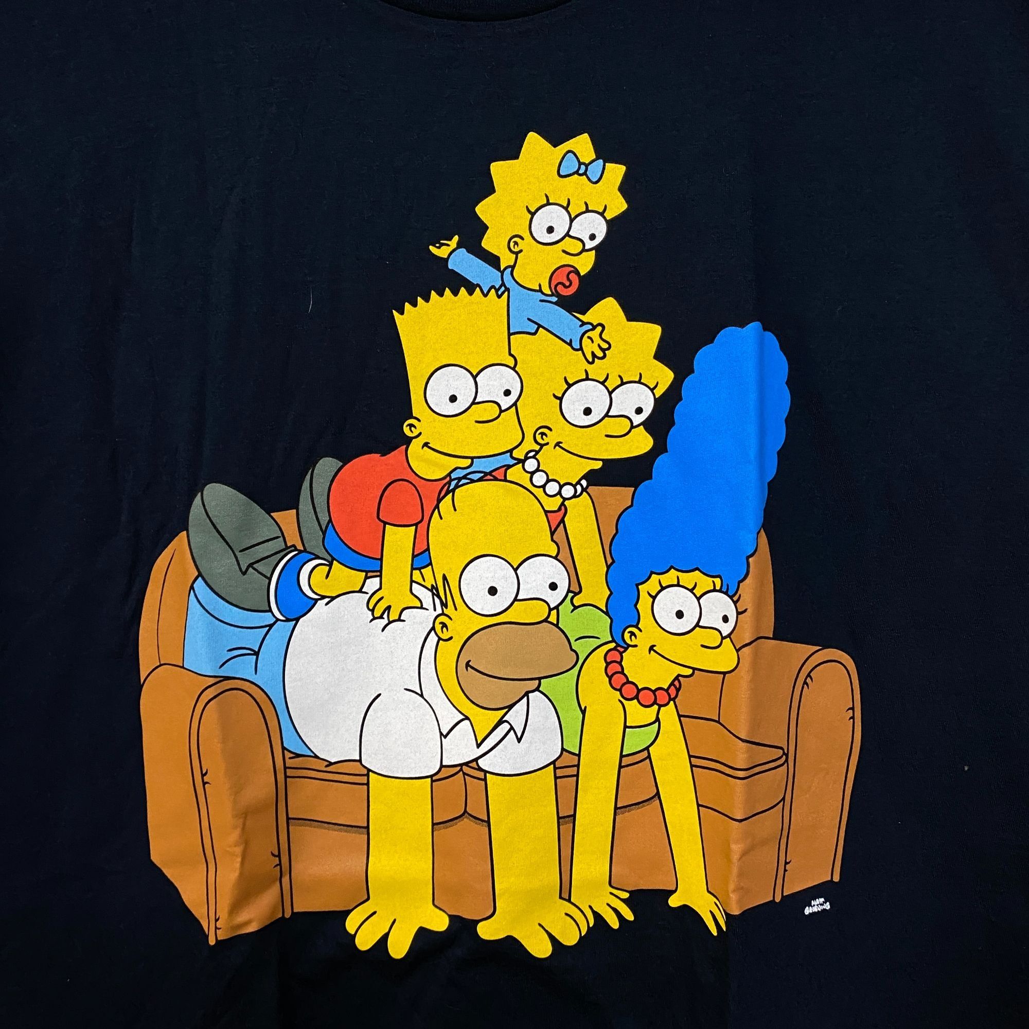 The Simpsons The Simpsons Navy Blue Family Tshirt size Extra Large ...