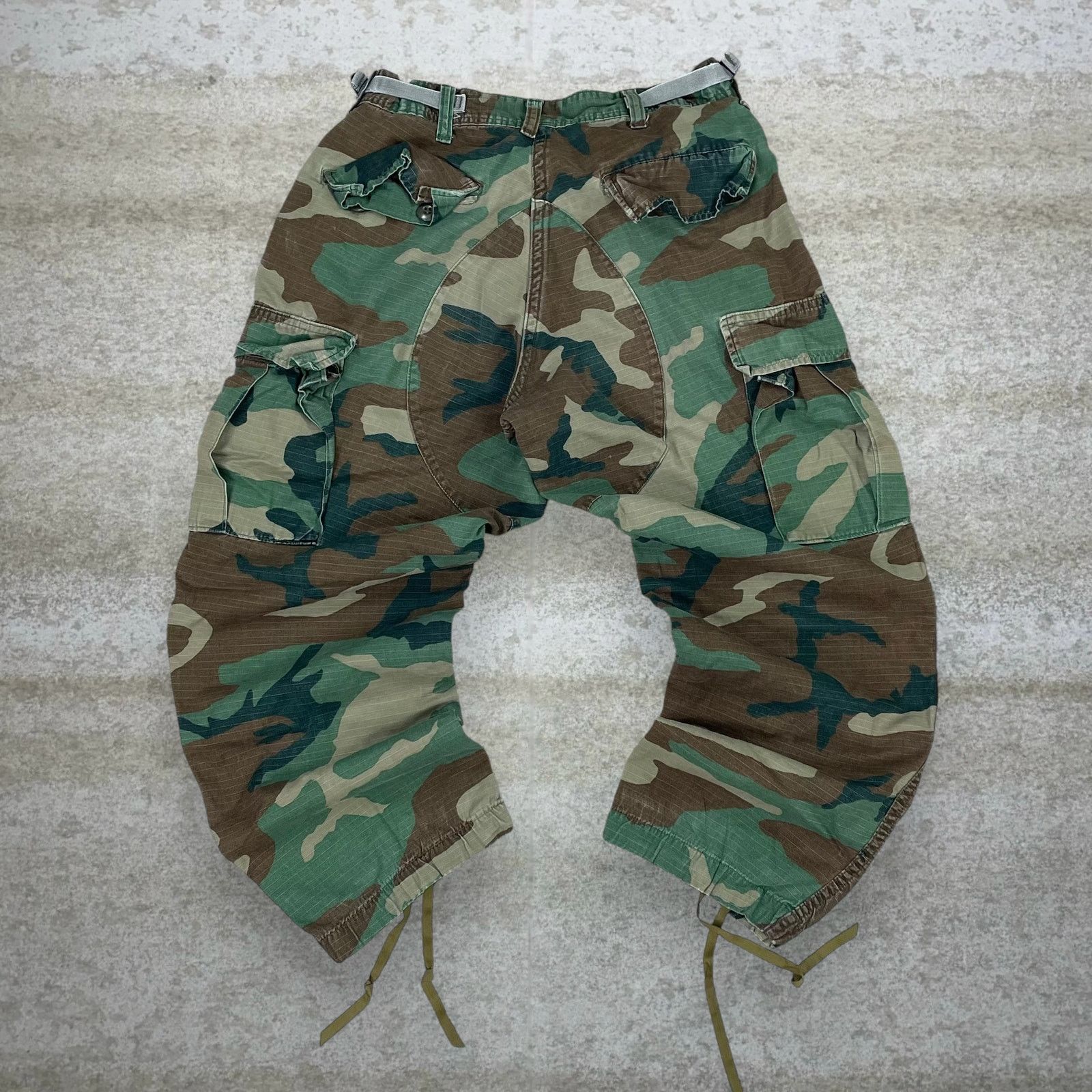 Streetwear × Vintage Crazy Vintage 90s Military Woodland Camo Tactical ...