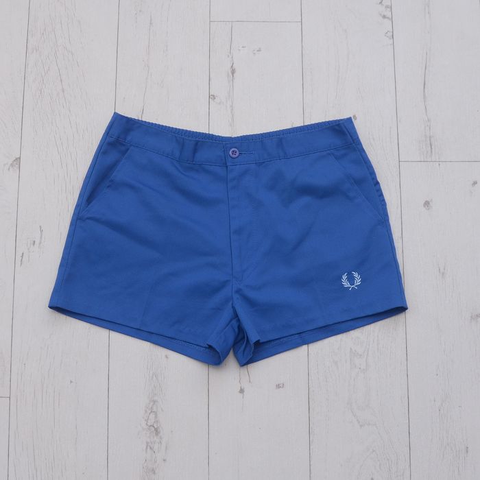 Vintage Vintage Fred Perry 90s Men`s Shorts Hooligans Rare Blue sz30 ...