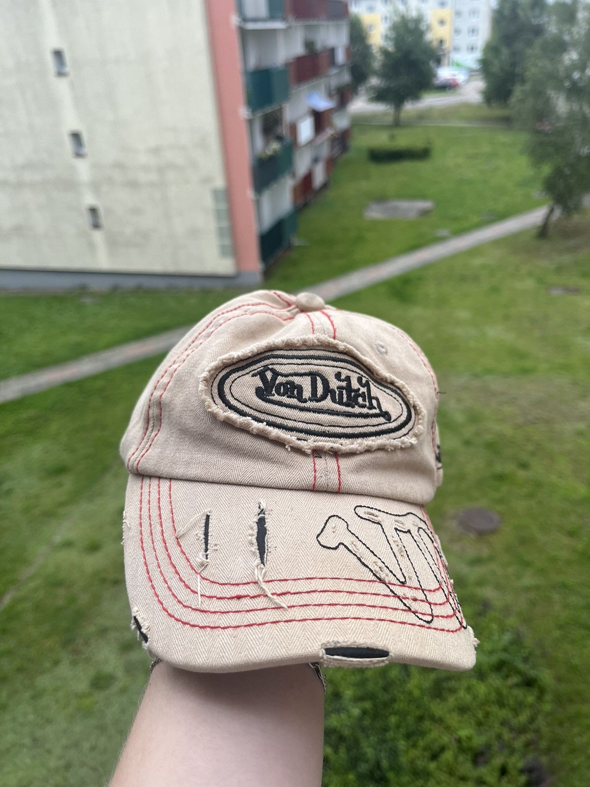Vintage Von Dutch Hat brown beige vintage vd | Grailed