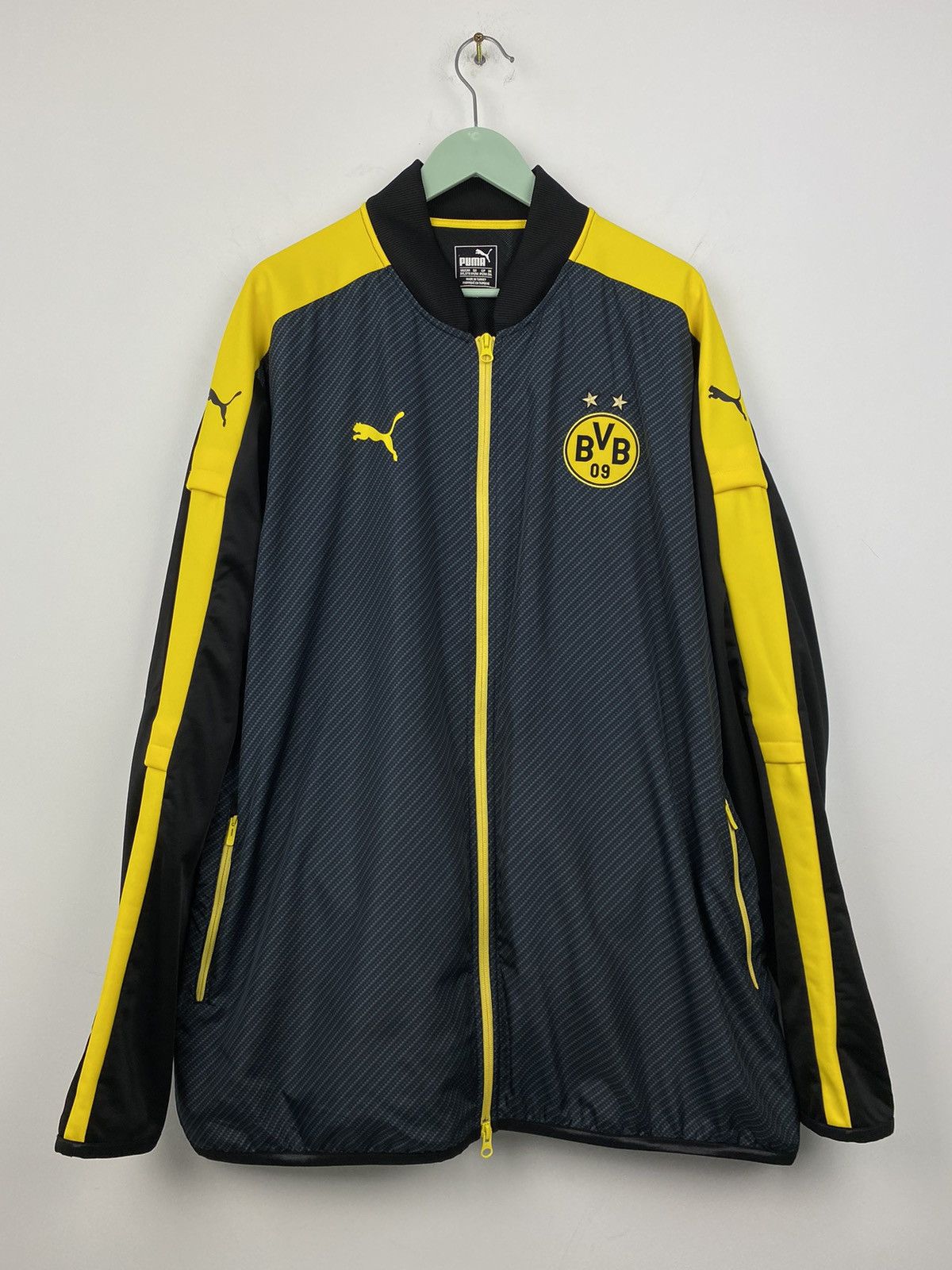 Vintage 3XL Borussia Dortmund Football Jacket PSG Milan Manchester ...