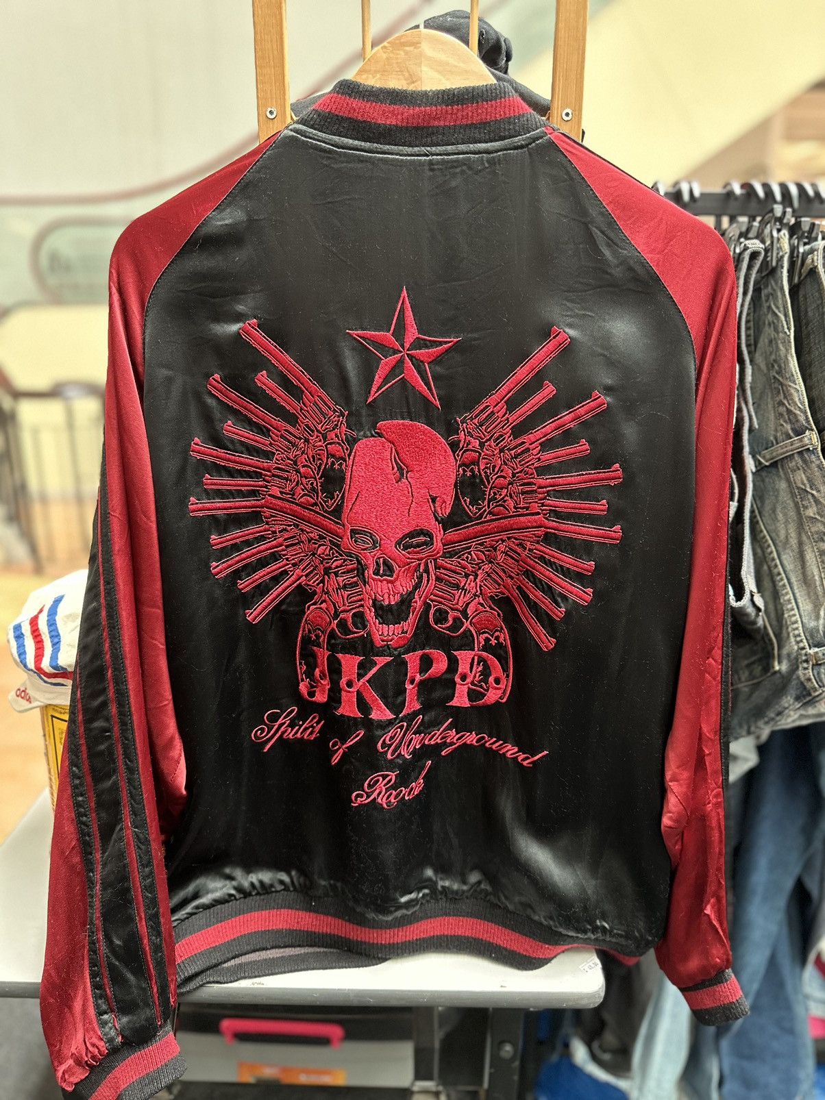 Japanese Brand × Vintage Sukajan JKPD Spirit of Underground Rock ...