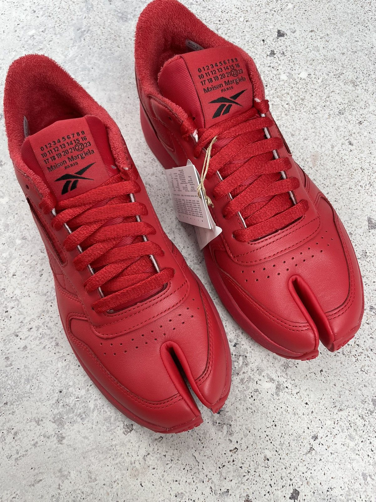 Maison Margiela × Reebok Mason Margiela × Reebok Classic Leather Tabi ...