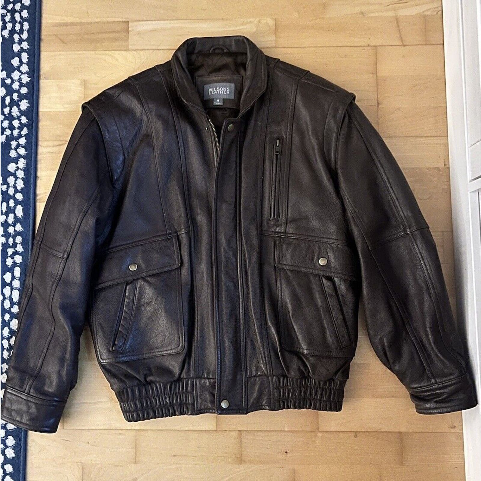 Wilsons Leather Wilson Leather Jacket Adventure Bound Bomber Flight ...