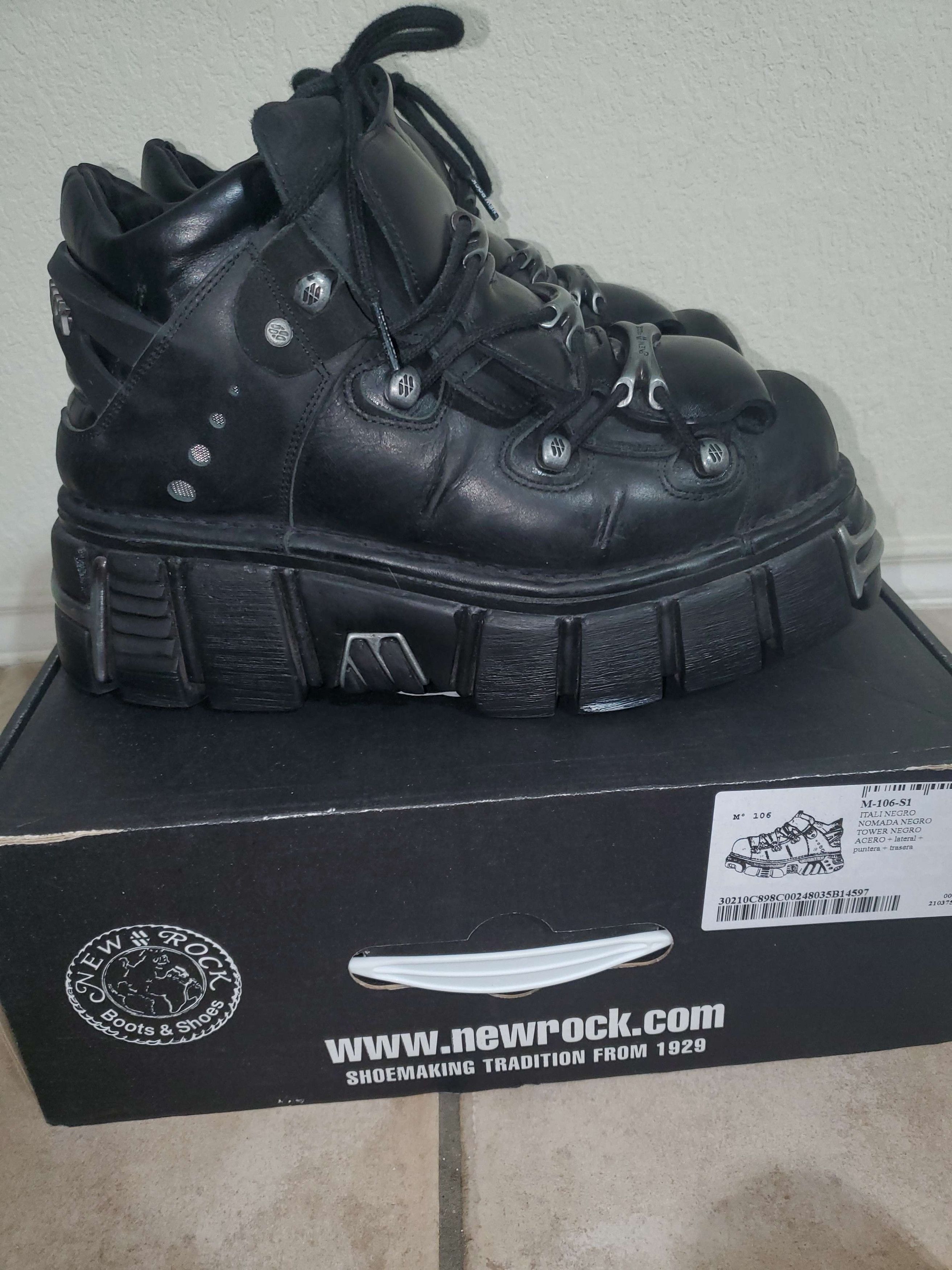 New Rock × Streetwear × Vintage New Rock Shoe Boots M106 | Grailed