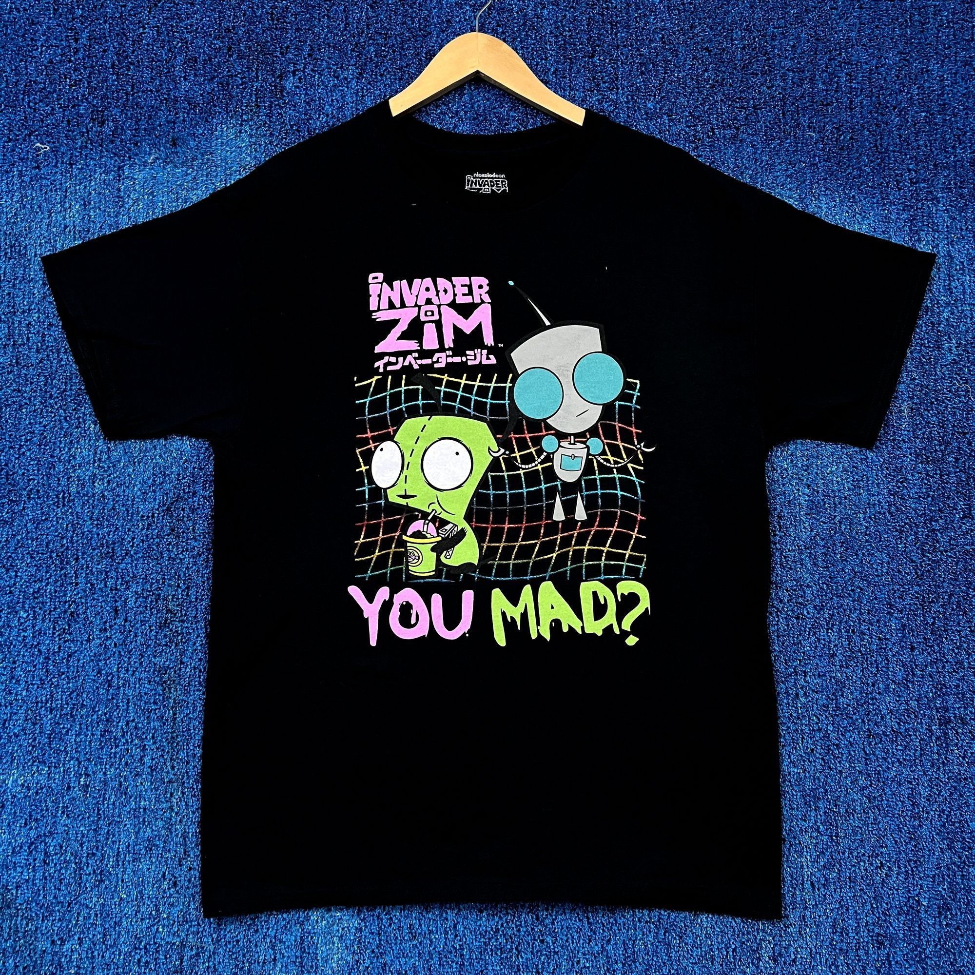 Very Rare Invader Zim Gir You Mad Nickelodeon Tee XL | Grailed
