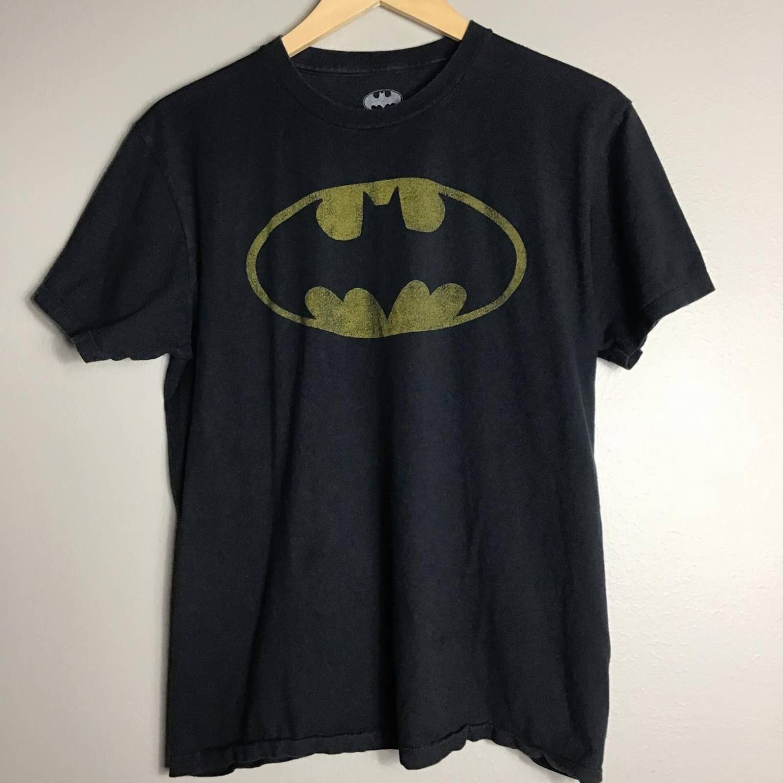 Dc Comics Y2K DC Comics The Batman Bat Symbol Logo Black M T Shirt ...