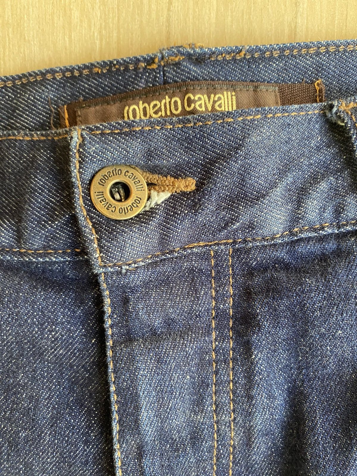 Roberto Cavalli Roberto Cavalli Blue Straight Leg Jeans | Grailed