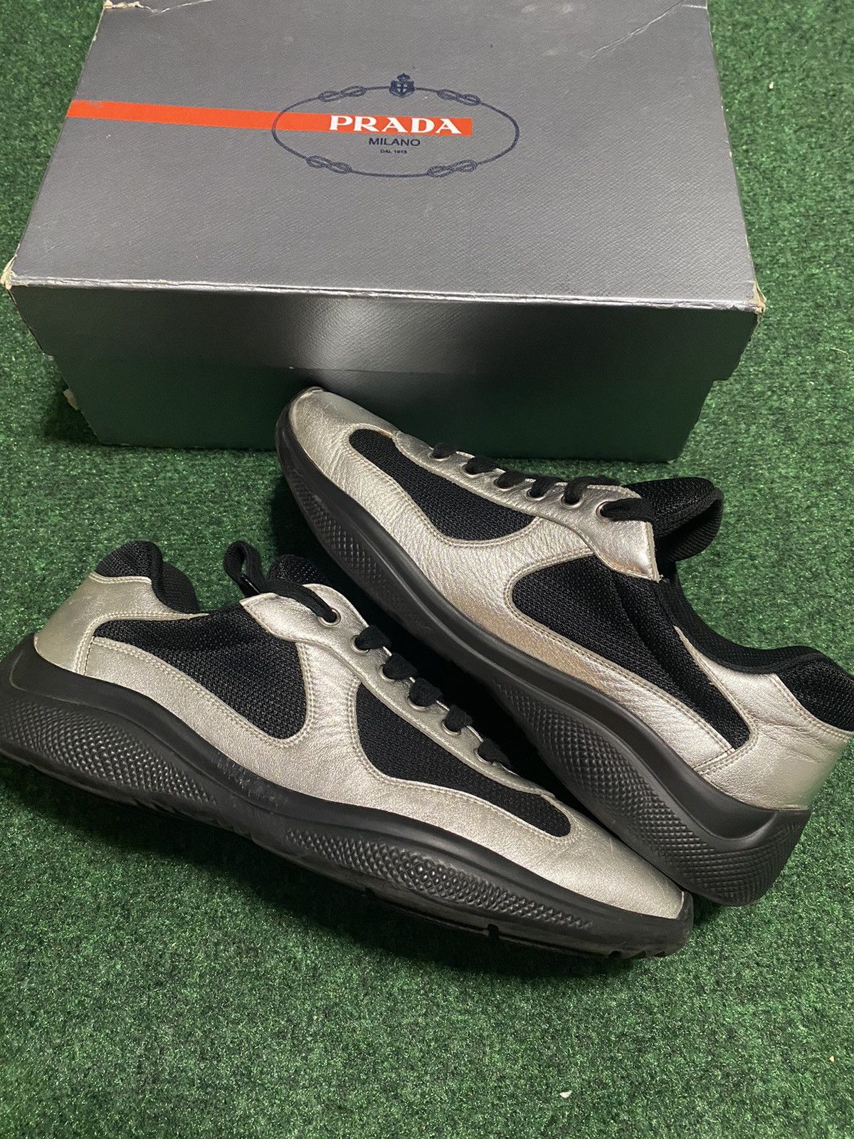 Prada Silver Prada America Cup | Grailed