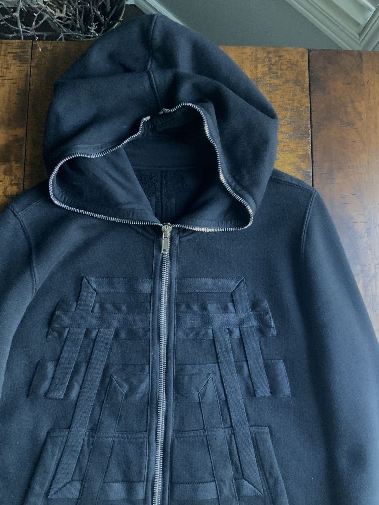 Rick Owens × Rick Owens Drkshdw SS20 Pyramid Gimp Hoodie LAST DROP ...