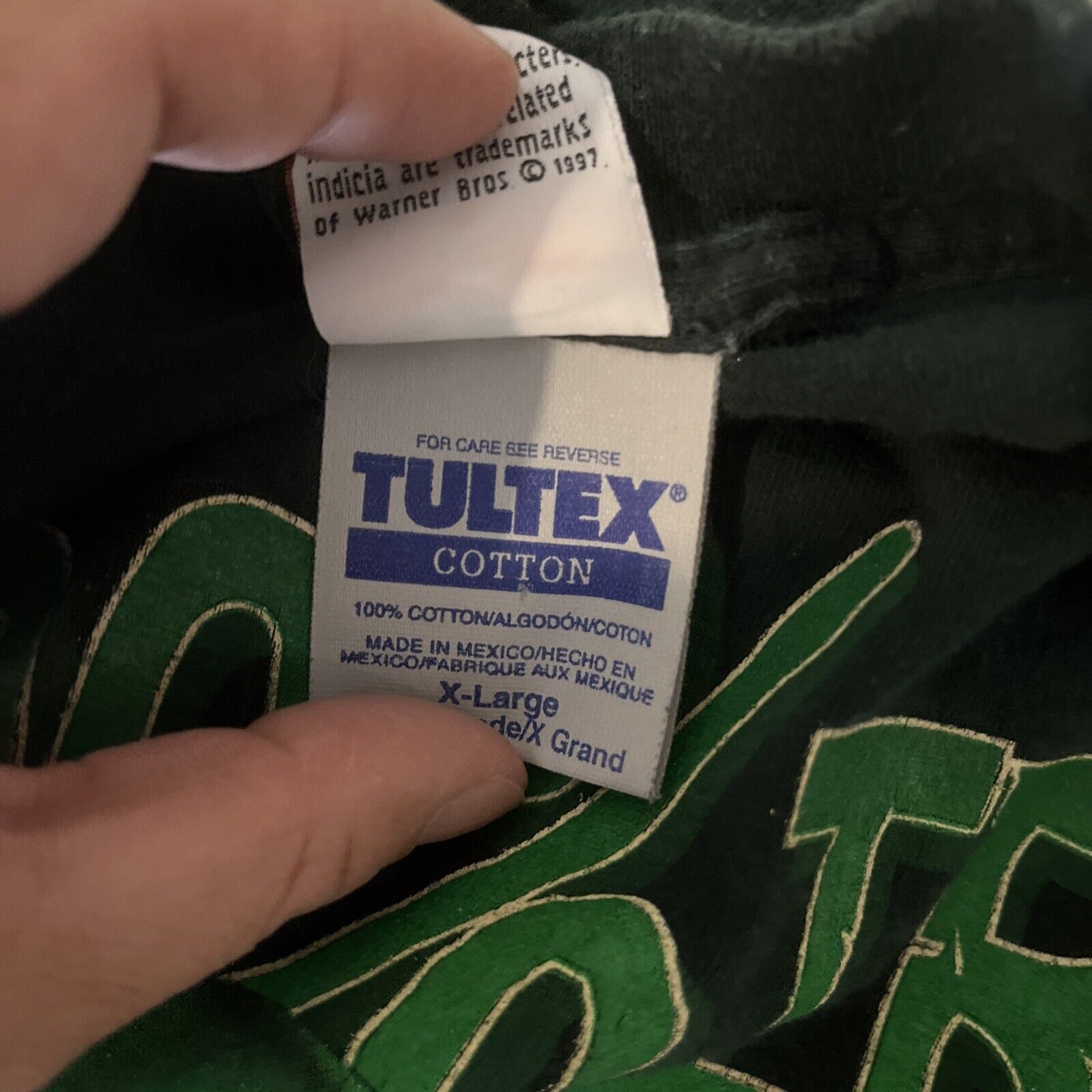 Tultex looney Tunes 100% Irish Tazmania Cartoon Unisex Size XL | Grailed