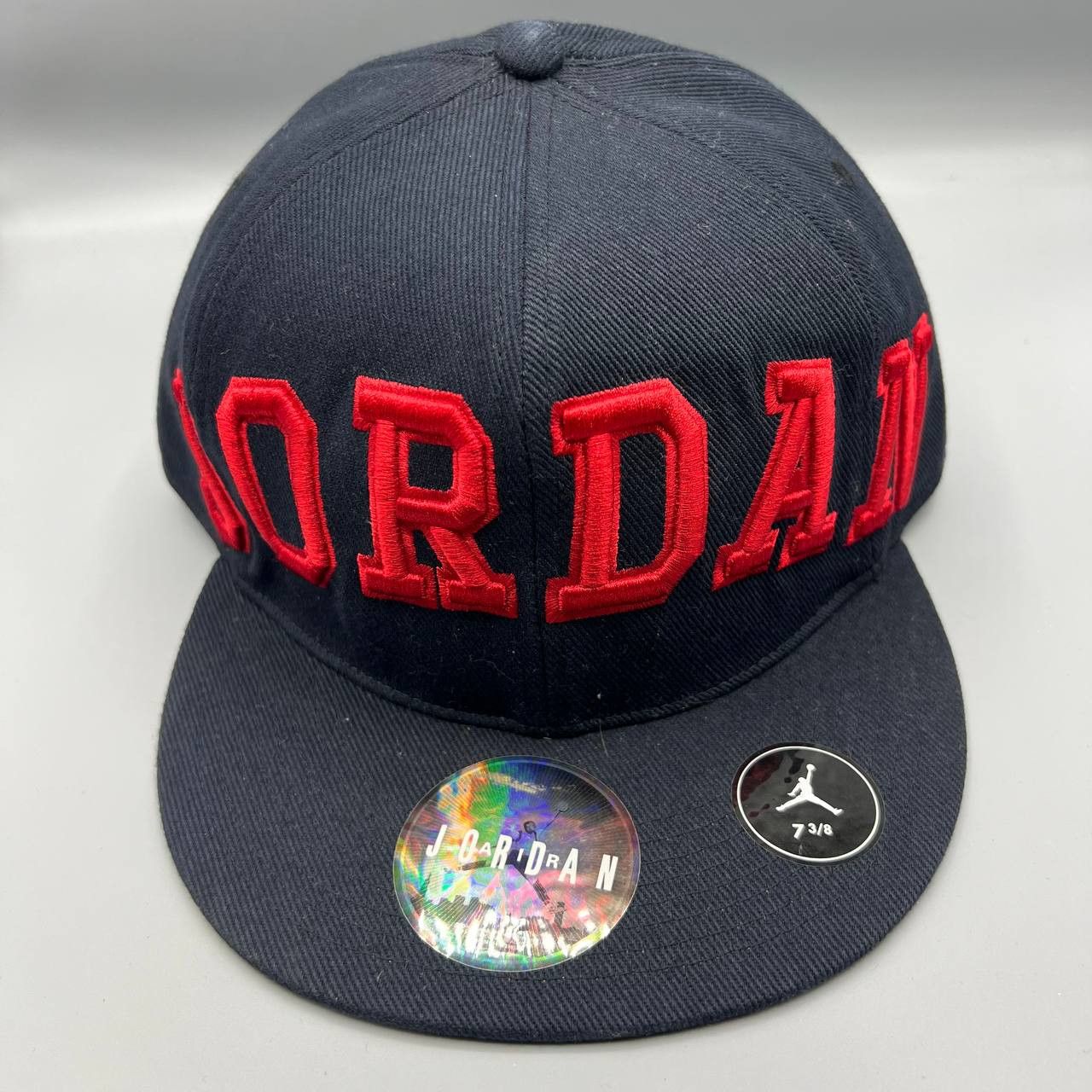 Jordan Brand Air Jordan Hat Men 7 3/8 Black Jumpman Fitted Cap | Grailed