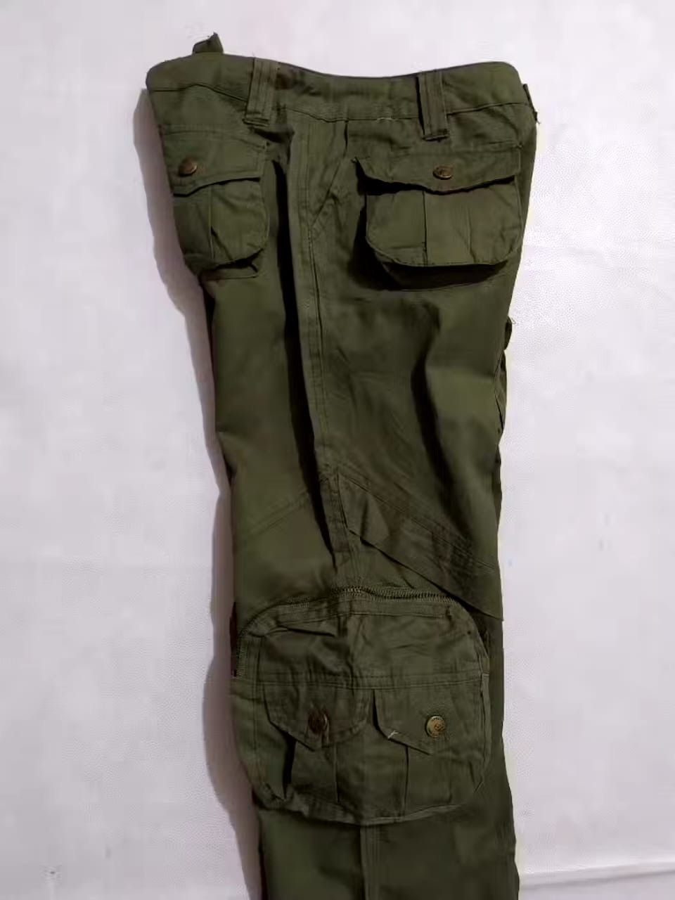 Streetwear K.kuz Multi pocket cargo gas mask tactical parachute pants ...