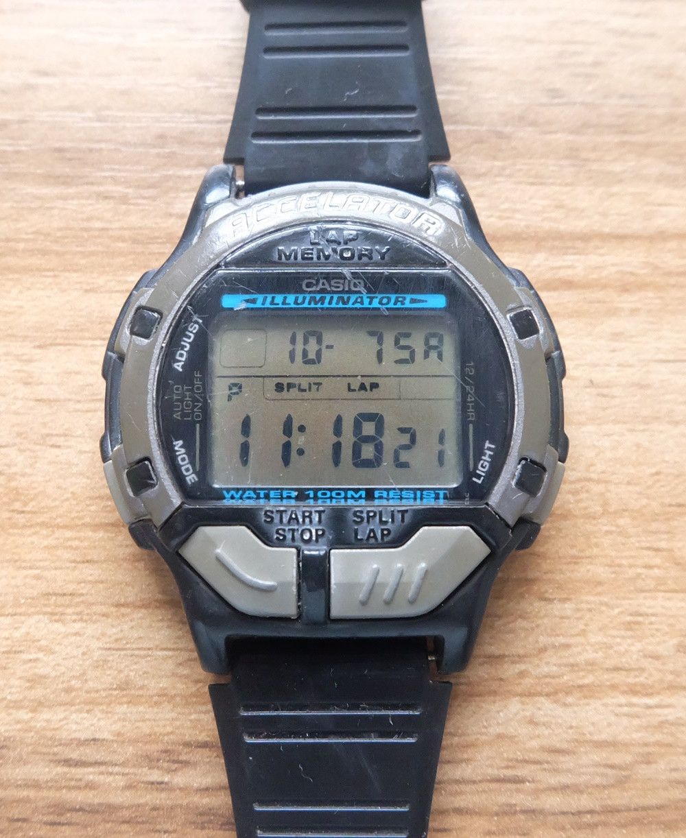 Casio Vintage Casio Accelator Lapmemory ACL-100 Digital Watch | Grailed
