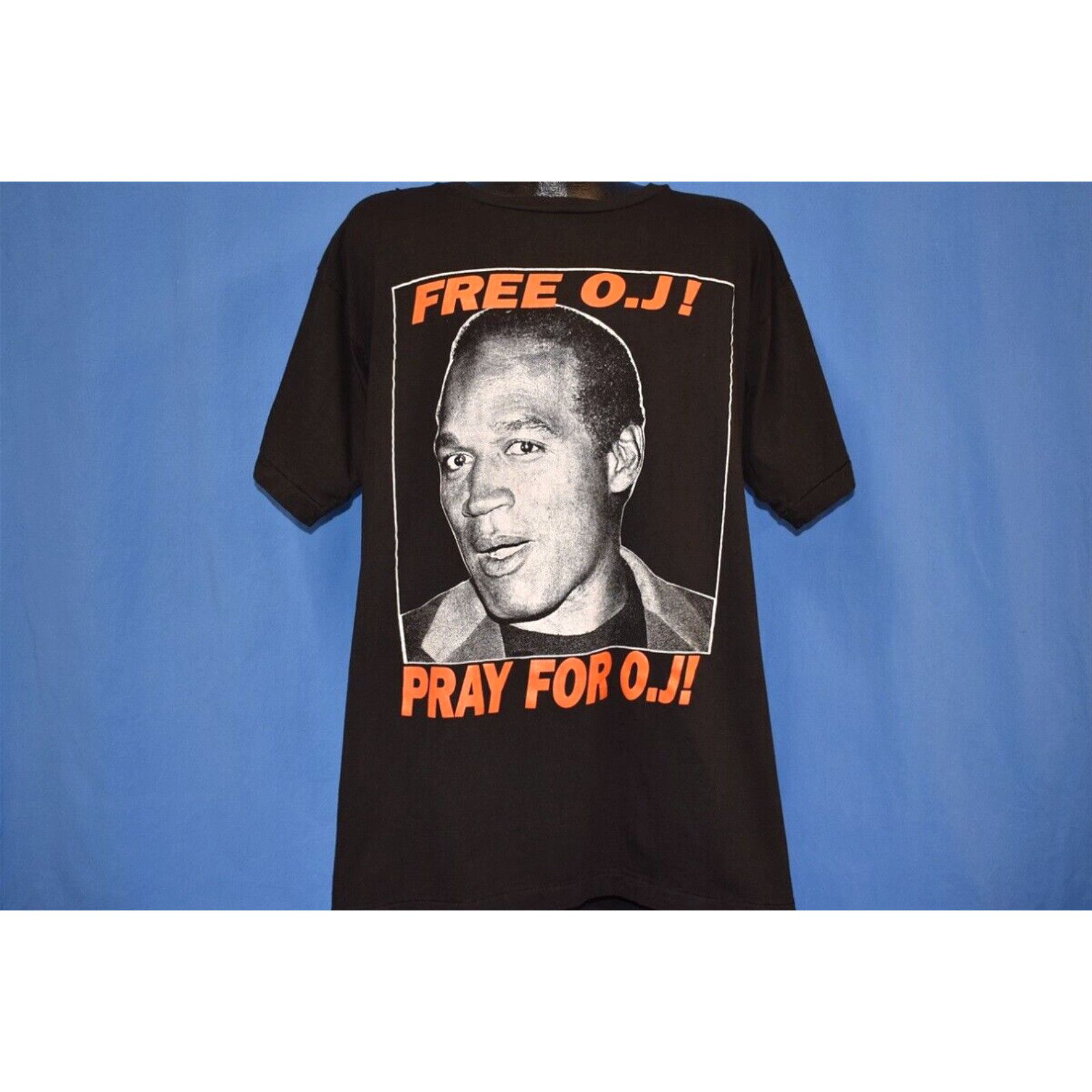 Vintage vtg 90s FREE OJ SIMPSON PRAY DON'T SQUEEZE JUICE PROTEST NFL ...