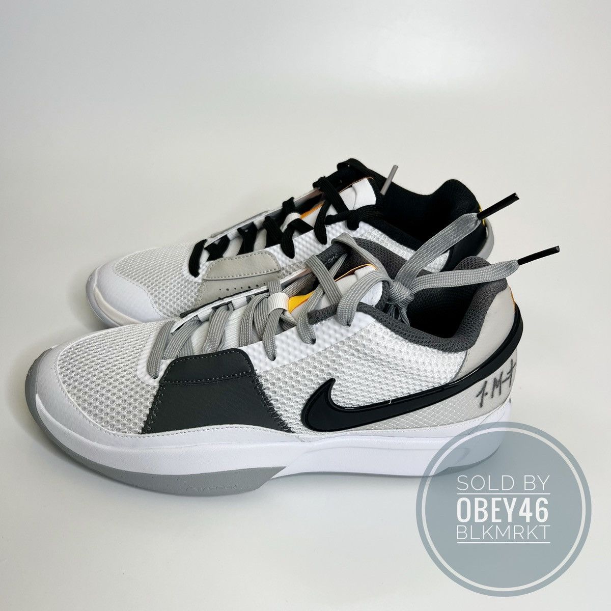 Nike Nike Ja 1 'Wet Cement' Ja Morant Basketball Shoes 7M 8.5W | Grailed