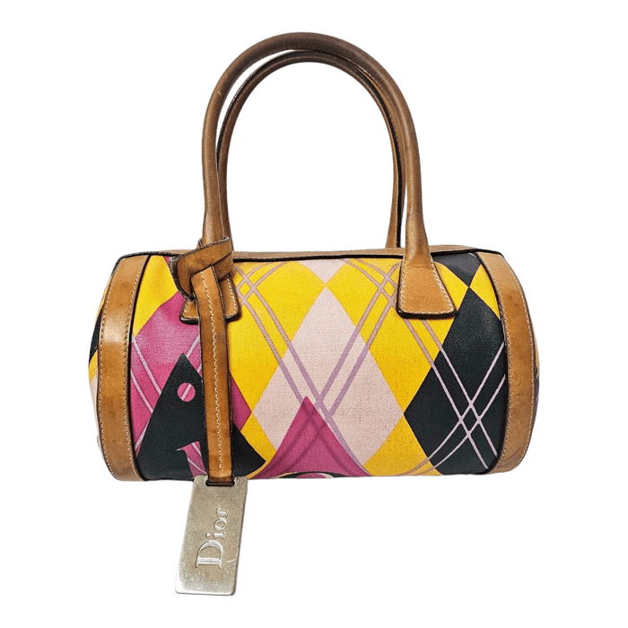 Dior Dior Tartan Golf Barrel Handbag | Grailed