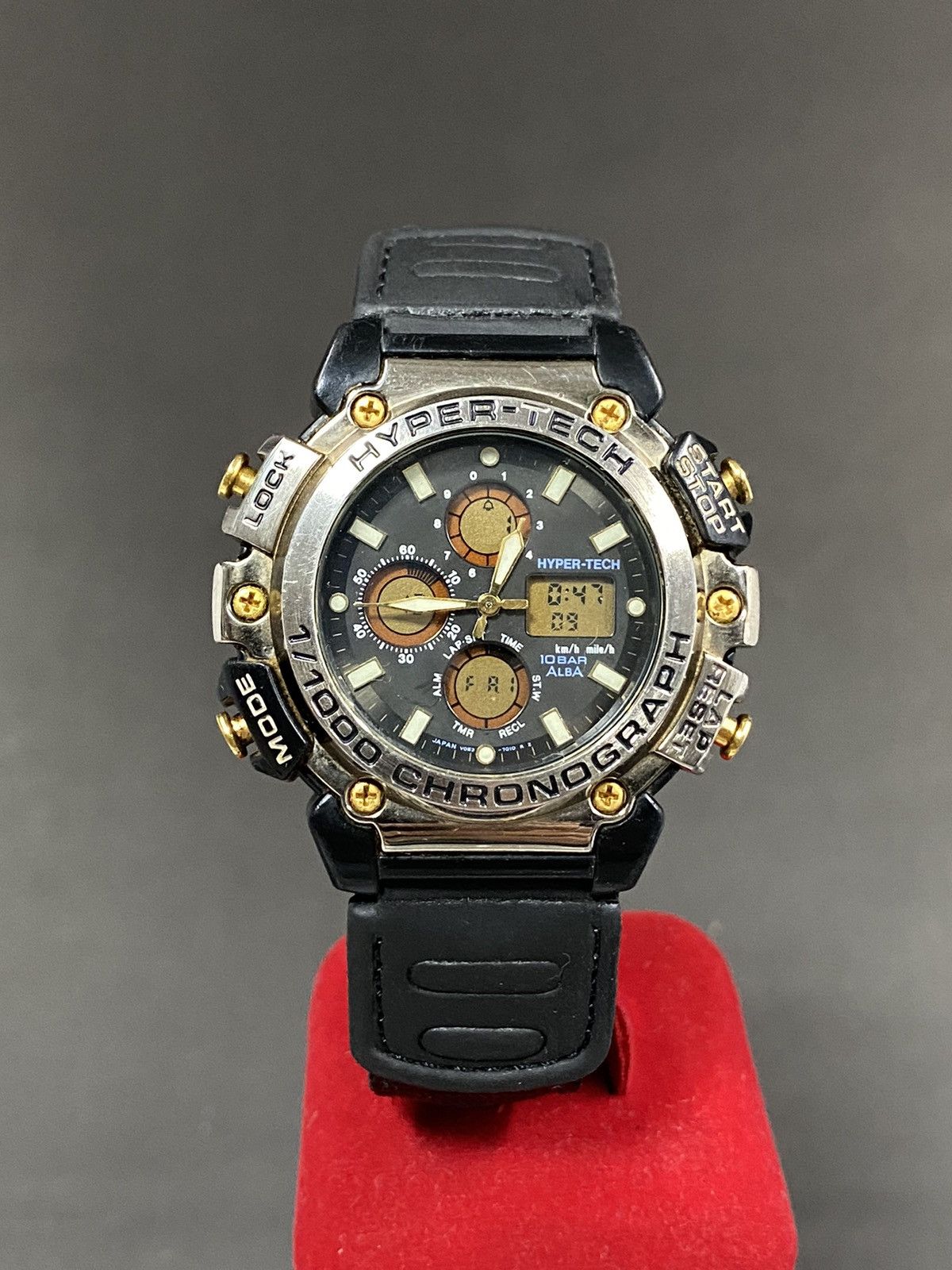 Seiko × Vintage × Watches Vintage ALBA Hypertech V083-7010 Japan Quartz ...