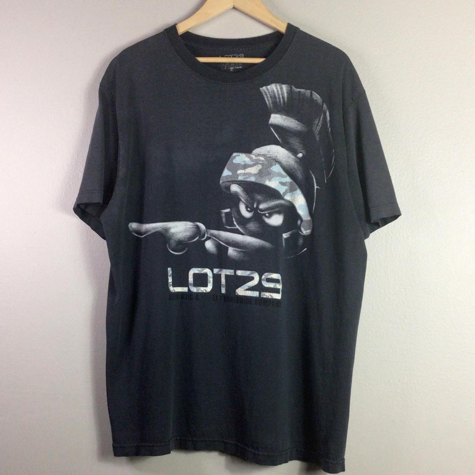 Vintage Vintage Marvin The Martian Lot29 looney tunes Shirt Black XL ...