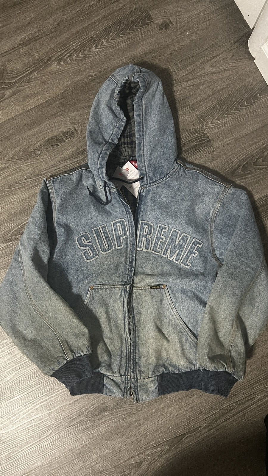 Supreme Supreme reflective arc work jacket | Grailed