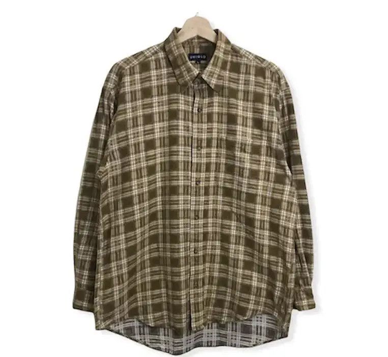 Flannel × Japanese Brand × Uniqlo Japanese Brand Uniqlo Plaid Tartan ...