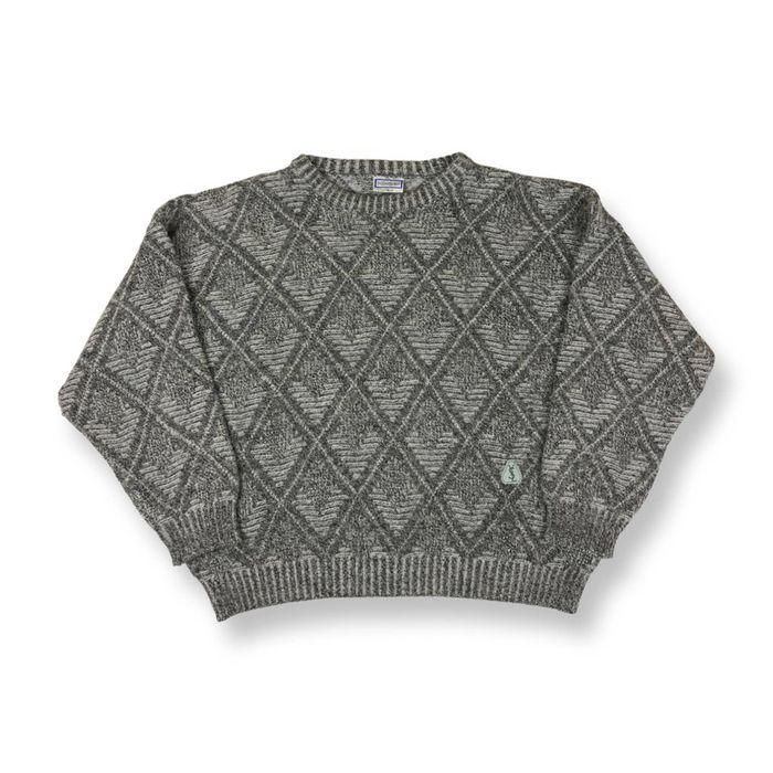 Yves Saint Laurent Yves Saint Laurent Wool Sweater YSL Logo Sweater 90s ...