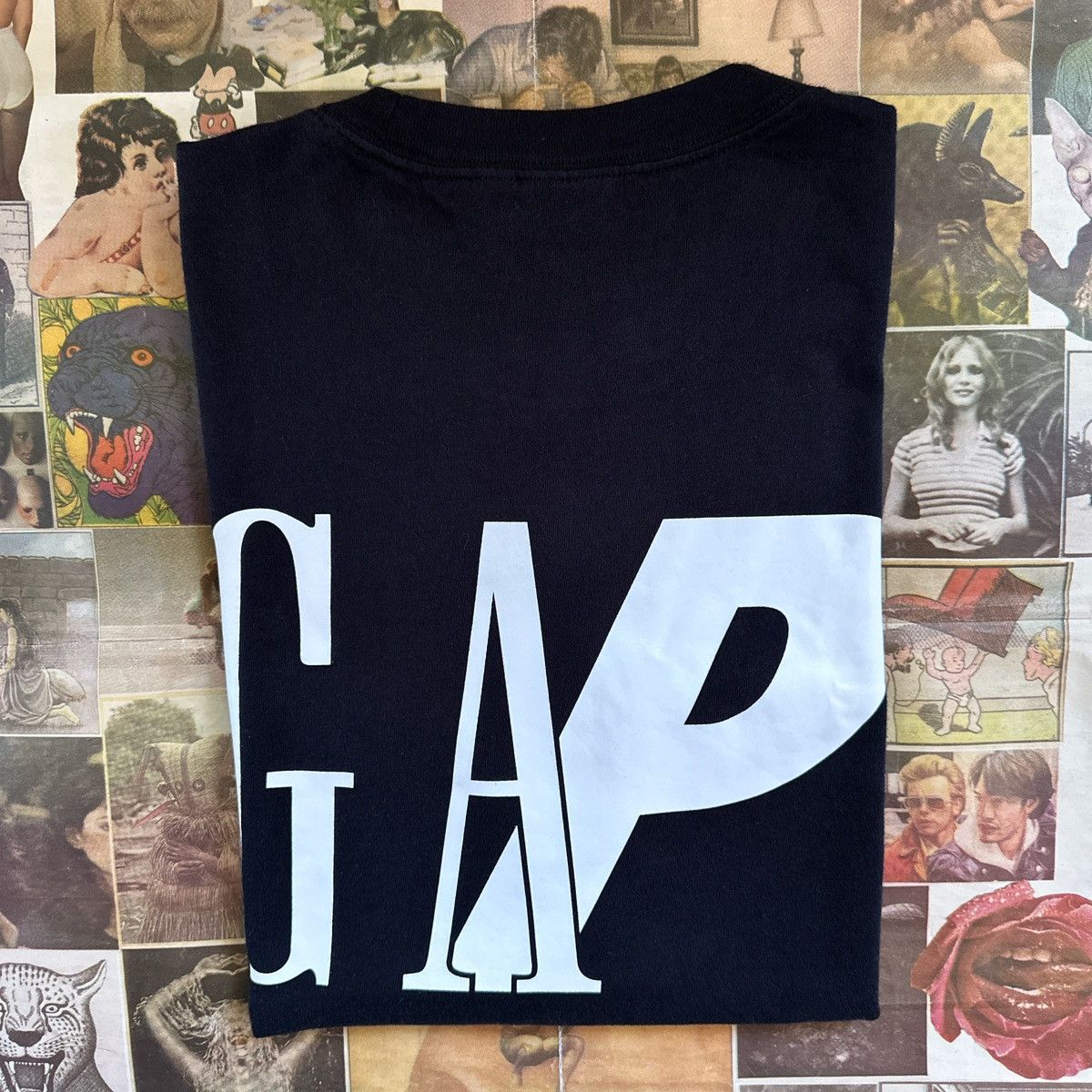 Gap × Palace Palace X Gap Tee Black SS24 | Grailed