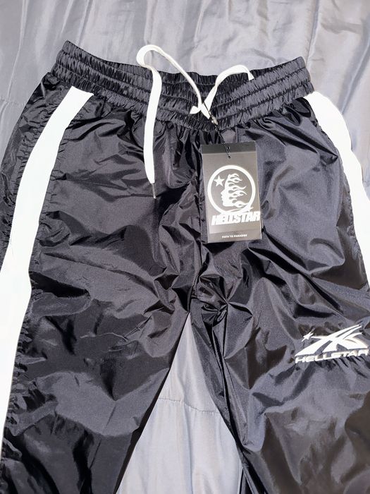 HELLSTAR Hellstar Studios Logo Track Pants Black White Capsule 10 | Grailed
