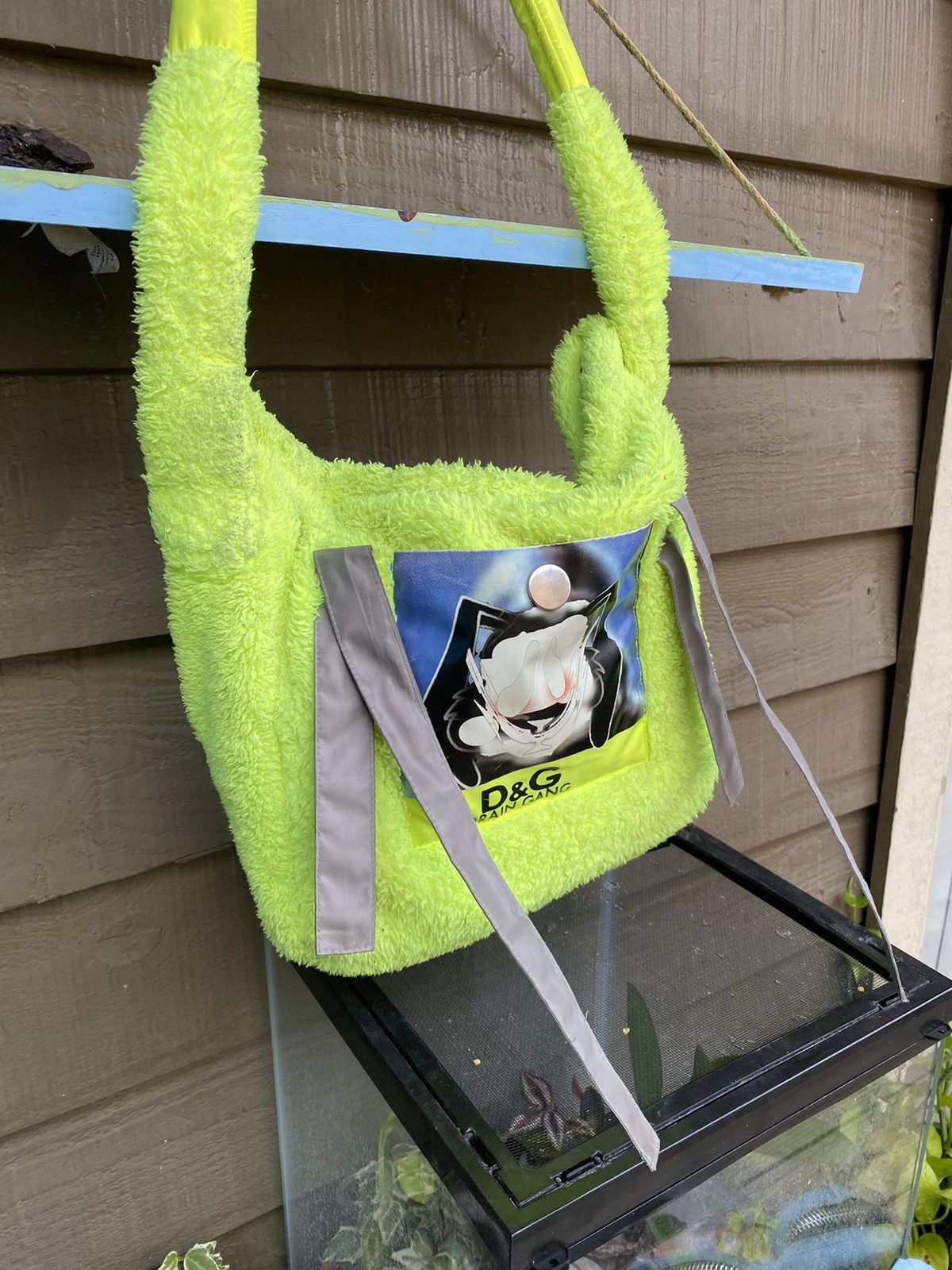 Drain Gang Drain Gang Rabbit Star Chao Yellow Plush Bag | Grailed