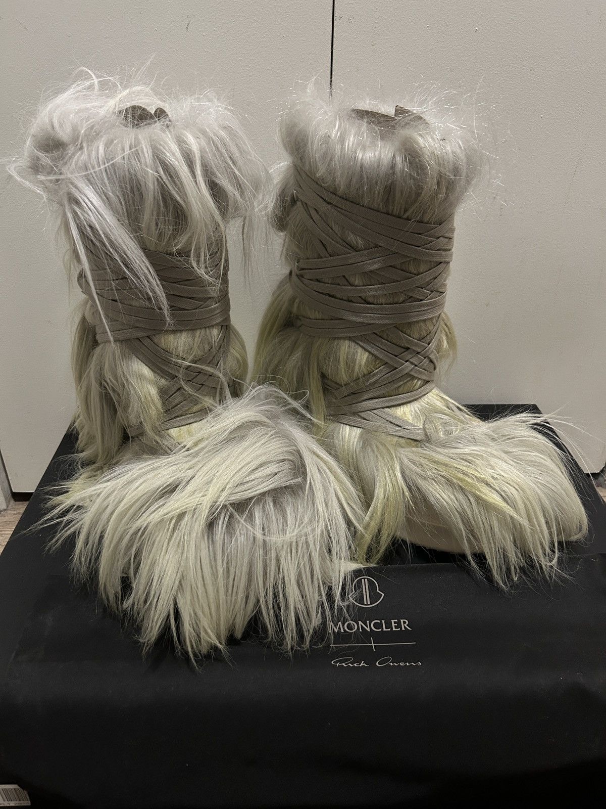 Moncler × Rick Owens Rick Owens x moncler bigrock boots grinch | Grailed