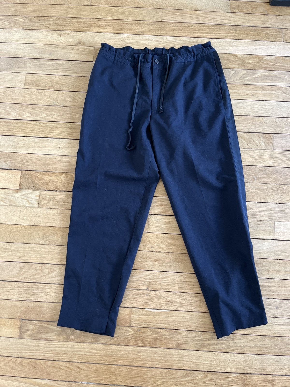 Comme des Garcons Homme Deux CDG Homme Deux Navy drawstring Tuxedo ...