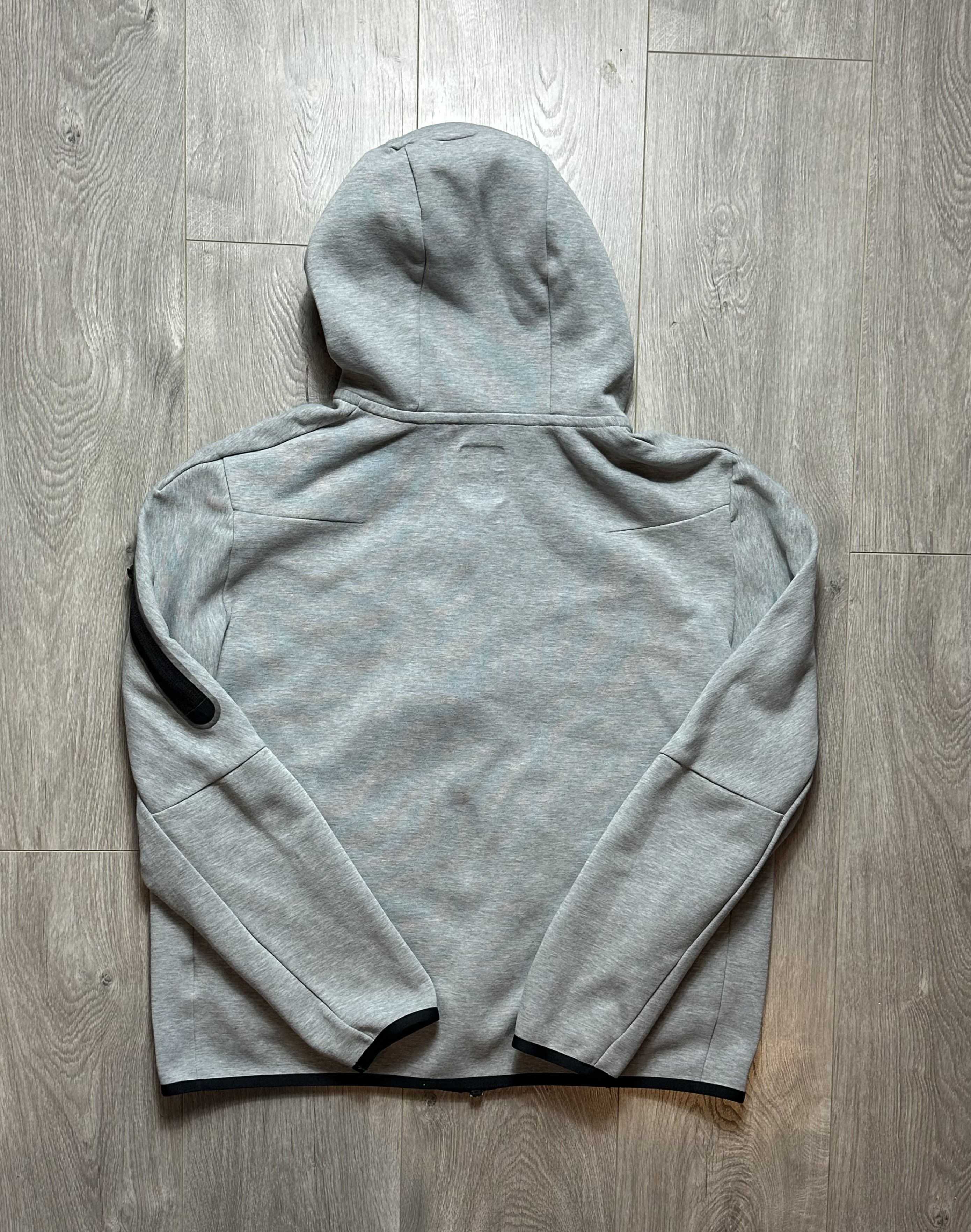 Nike Nike Tech Fleece Hoodie Grey Large Drill | Grailed