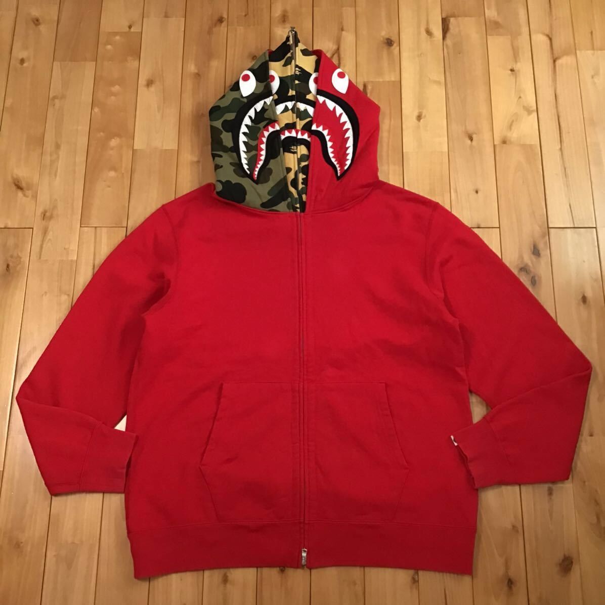 Bape BAPE Double shark full zip hoodie a bathing ape | Grailed