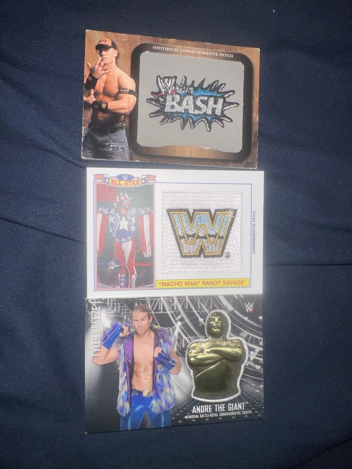 Wwf WWE Commemorative Patch Cards | Grailed