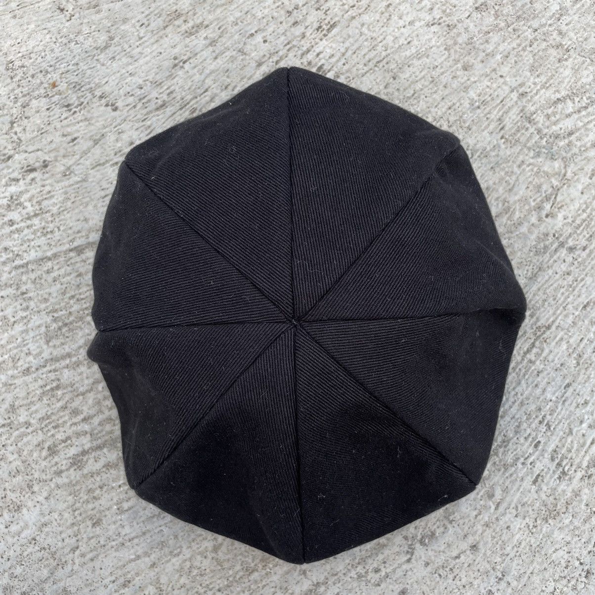 All Black × Streetwear Sick 8 panels Millionaire hats beret with visor ...