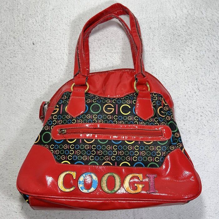 Coogi Coogi Australia Rainbow Logo Red Strap Purse Handbag Vintage | Grailed