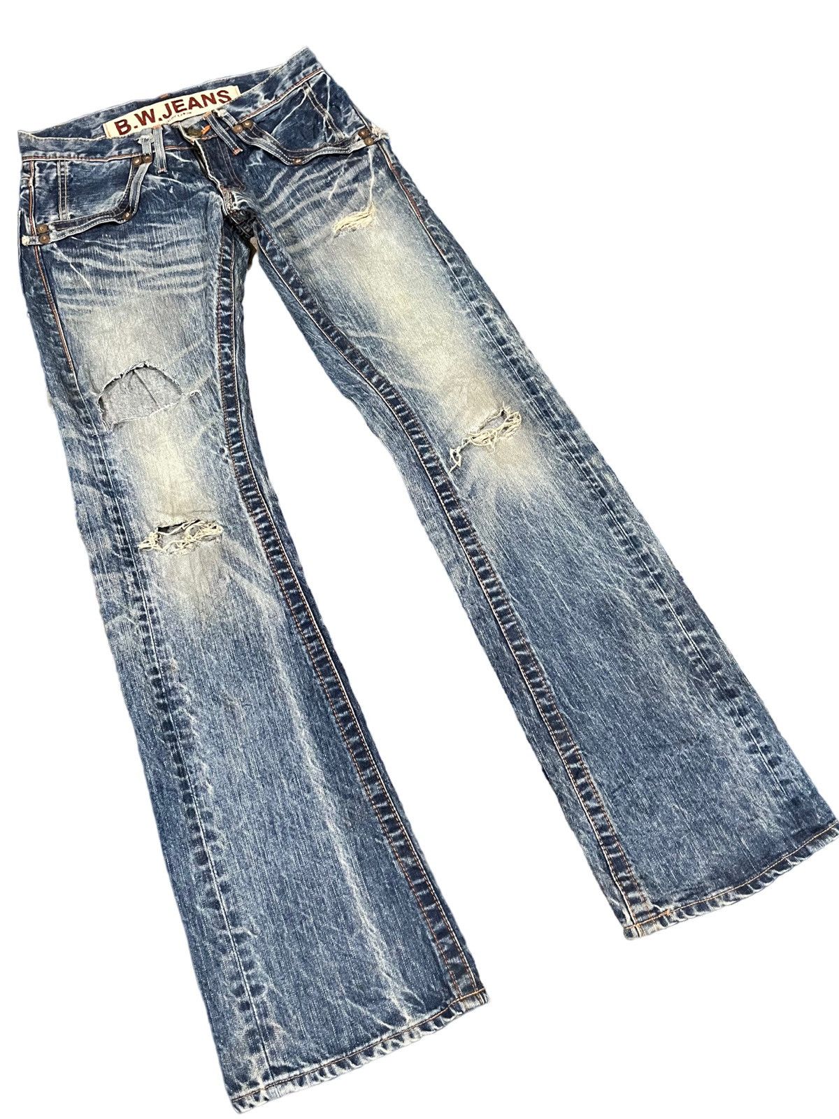Blue Vintage Blue Way Flare Punk Denim | Grailed
