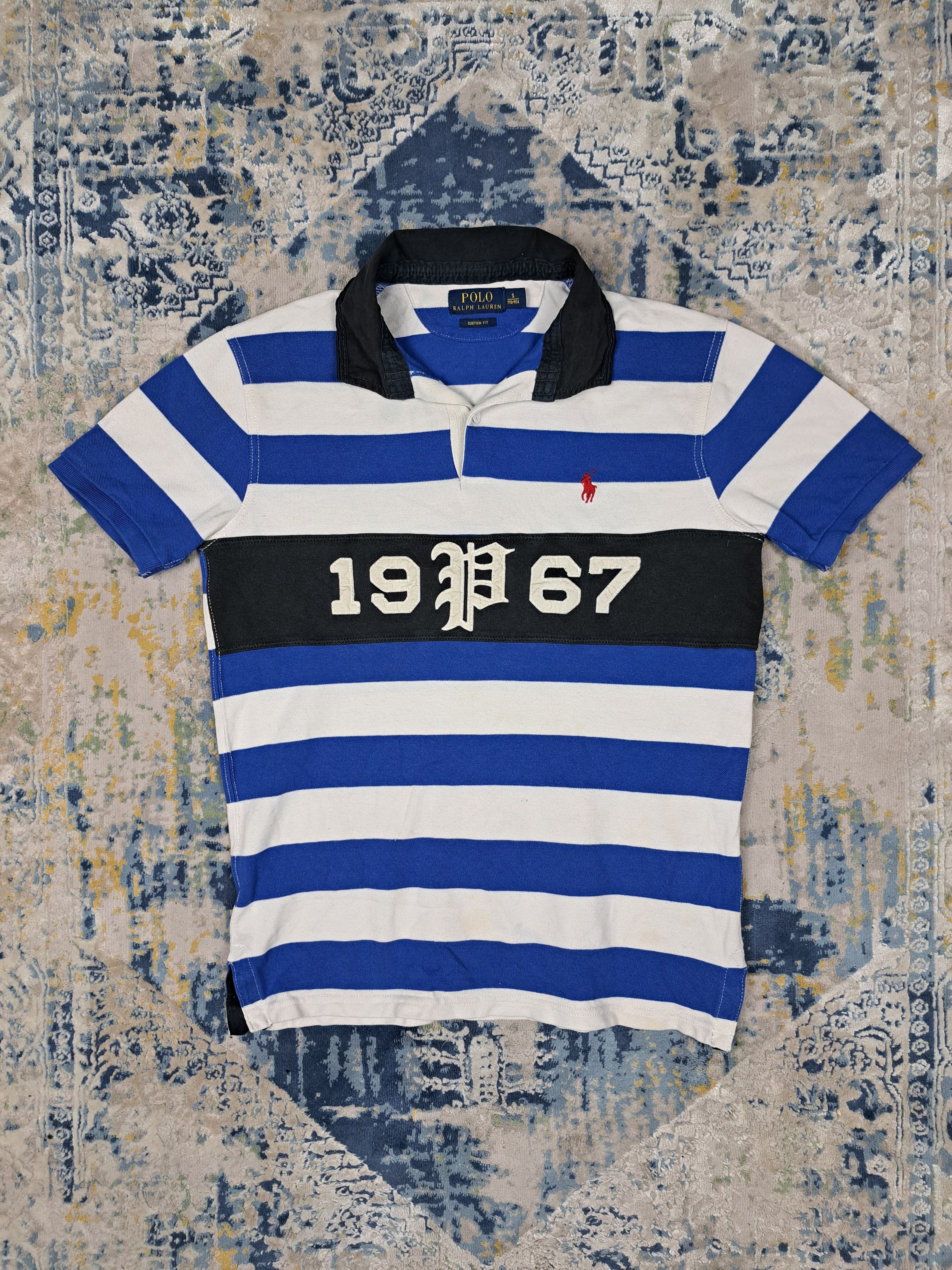 Ralph Lauren × Streetwear Ralph Lauren 1967 Striped Rugby Polo Shirt ...