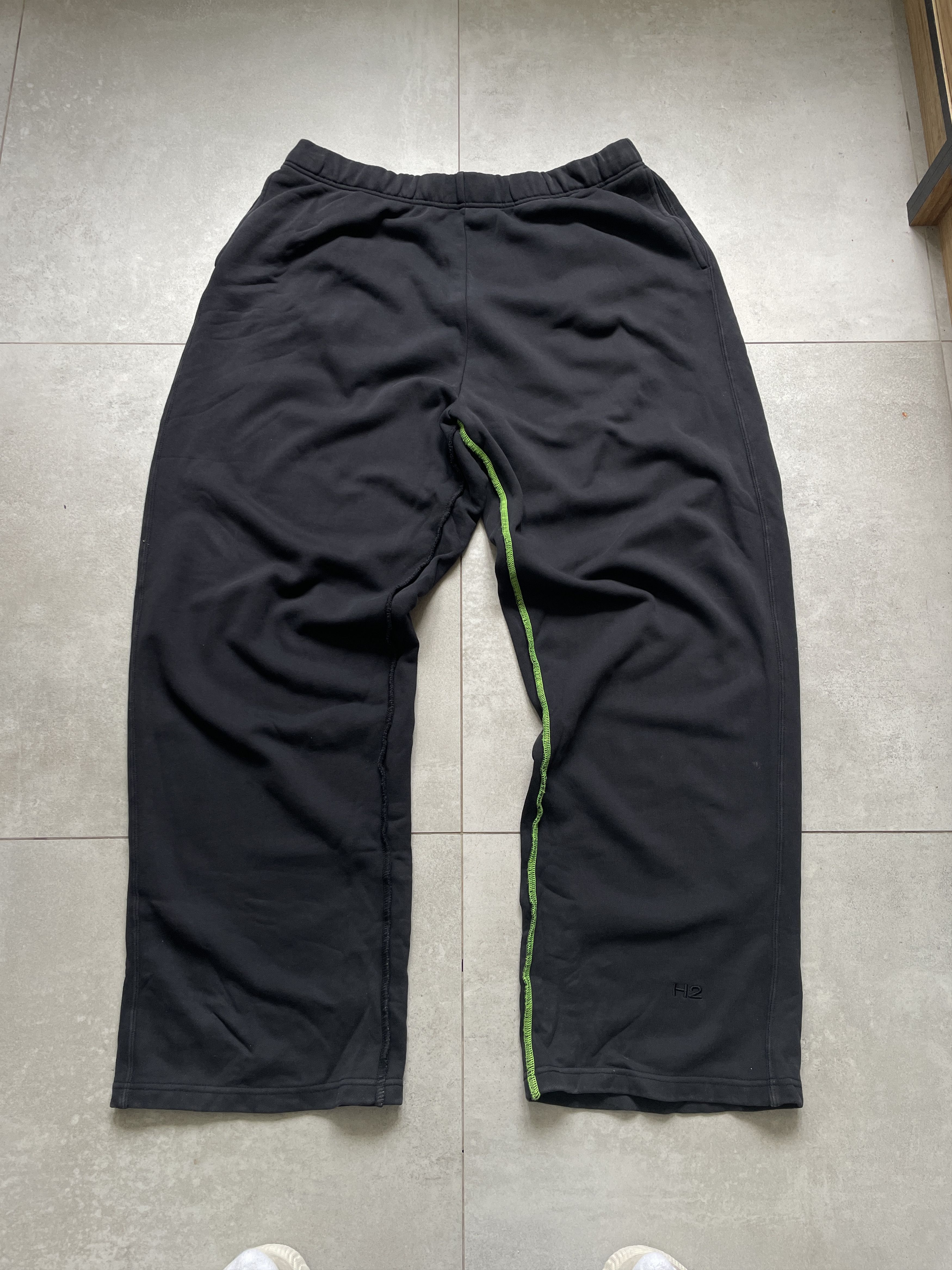 H&M × Heron Preston H2 H&M HERON PRESTON WIDE LEG BAGGY DECONSTRUCTED ...