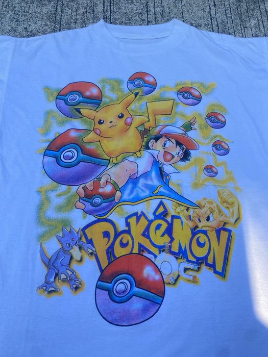 Vintage Vintage Pokemon Pikachu Satoshi T-Shirt | Grailed