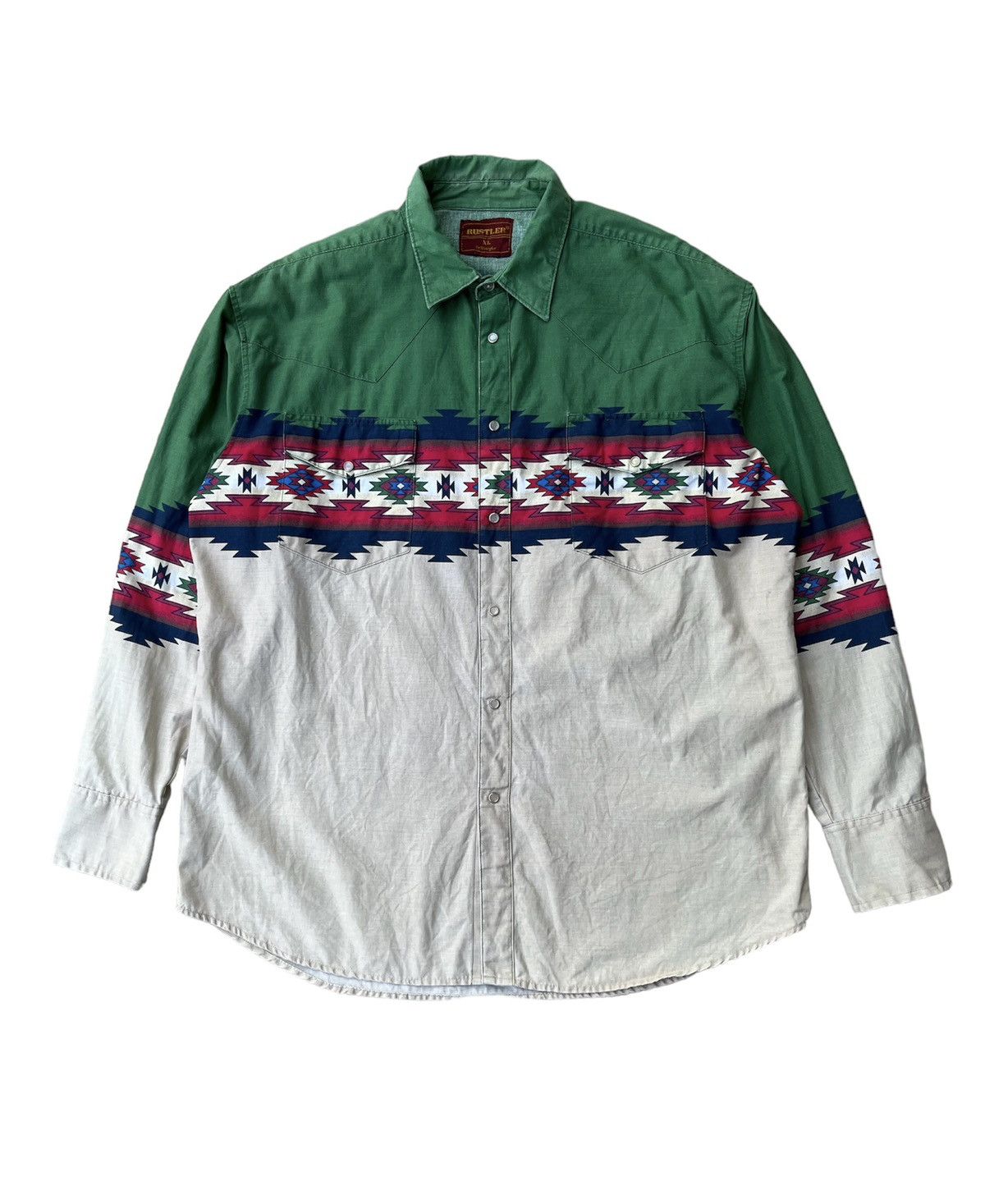 Rustler × Vintage × Wrangler Vintage 1980s Rustler by Wrangler Shirts ...