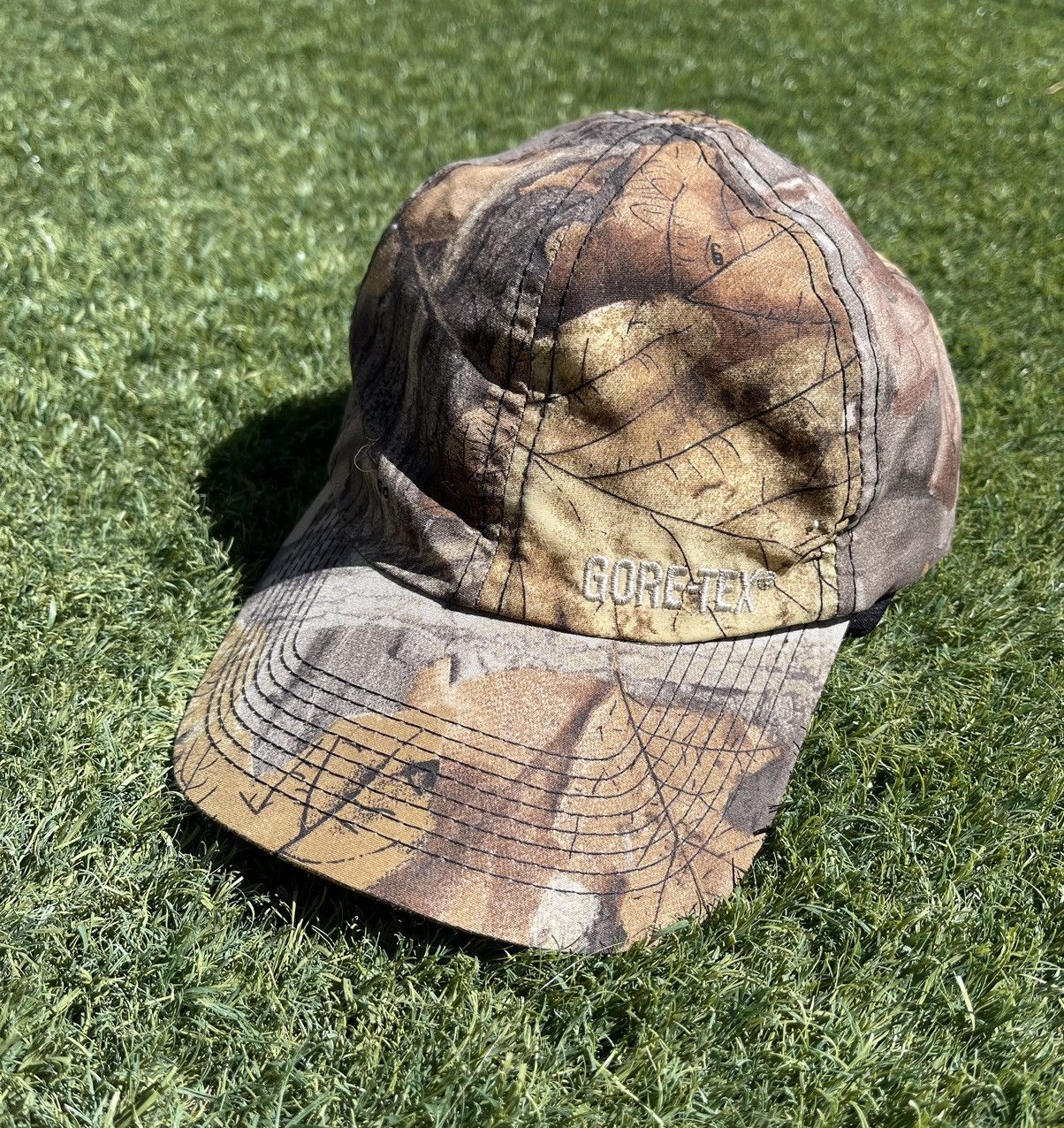 Supreme Vintage Camouflage Goretex Logo Realtree Camo Cap Hat | Grailed